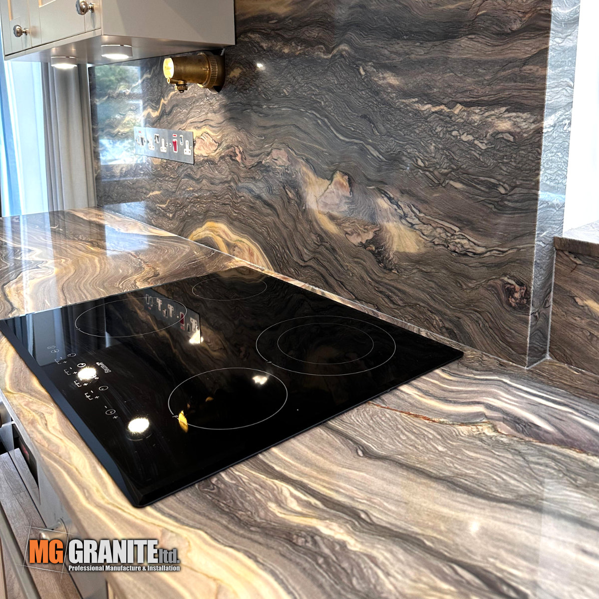 Fusion Quartzite Kitchen Worktop Installation in London - MG Granite Ltd