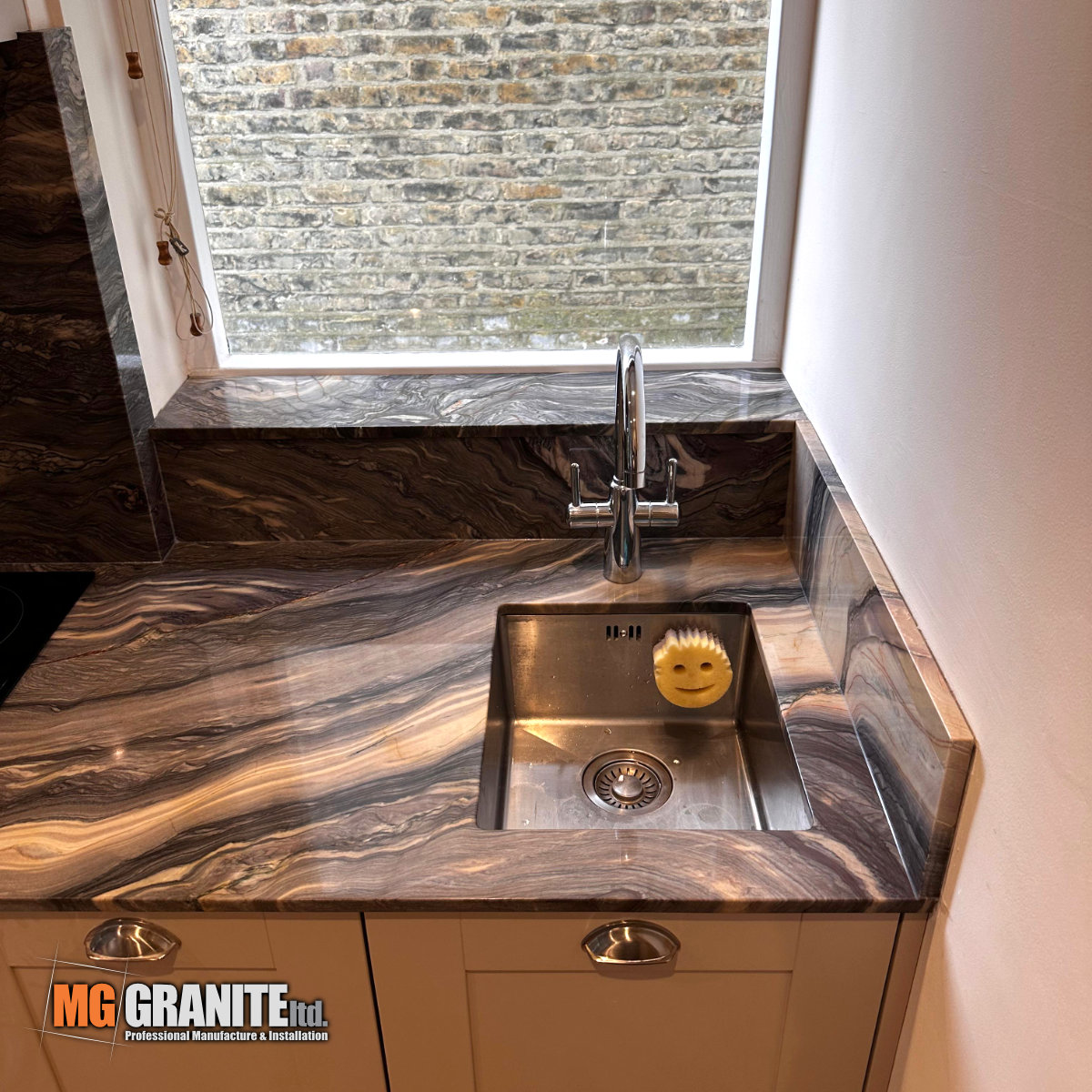 Fusion Quartzite Kitchen Worktop Installation in London - MG Granite Ltd